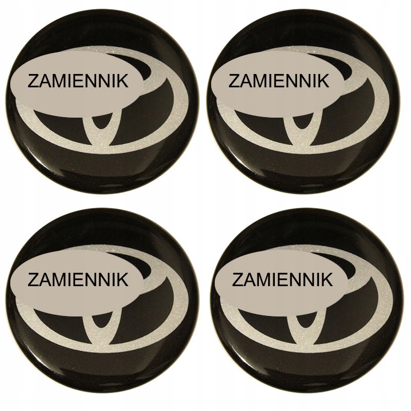 EMBLEMATY naklejki na felgi dekle kołpak TOYOTA 60 - 9771285428 - oficjalne archiwum Allegro