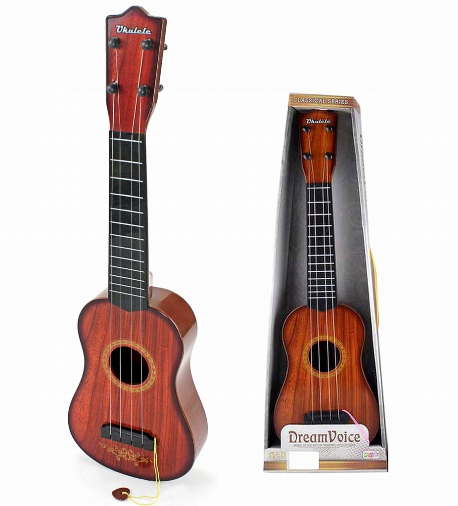 GITARA DLA DZIECI DUŻA 60CM STRUNY INSTRUMENT GRA - 12908488510 - oficjalne archiwum Allegro