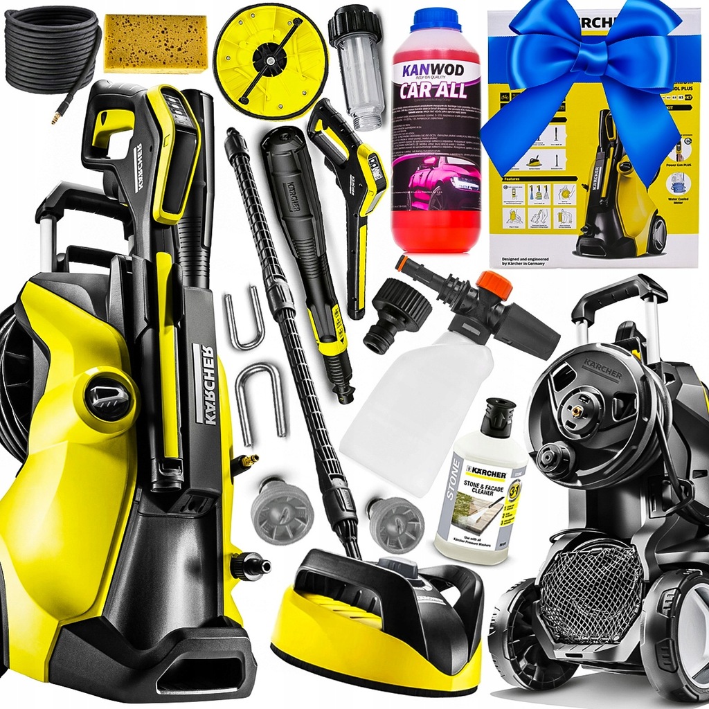 MOCNA MYJKA CIŚNIENIOWA KARCHER K5 PŁYN ZESTAW XXL - 7825763768 - oficjalne archiwum Allegro