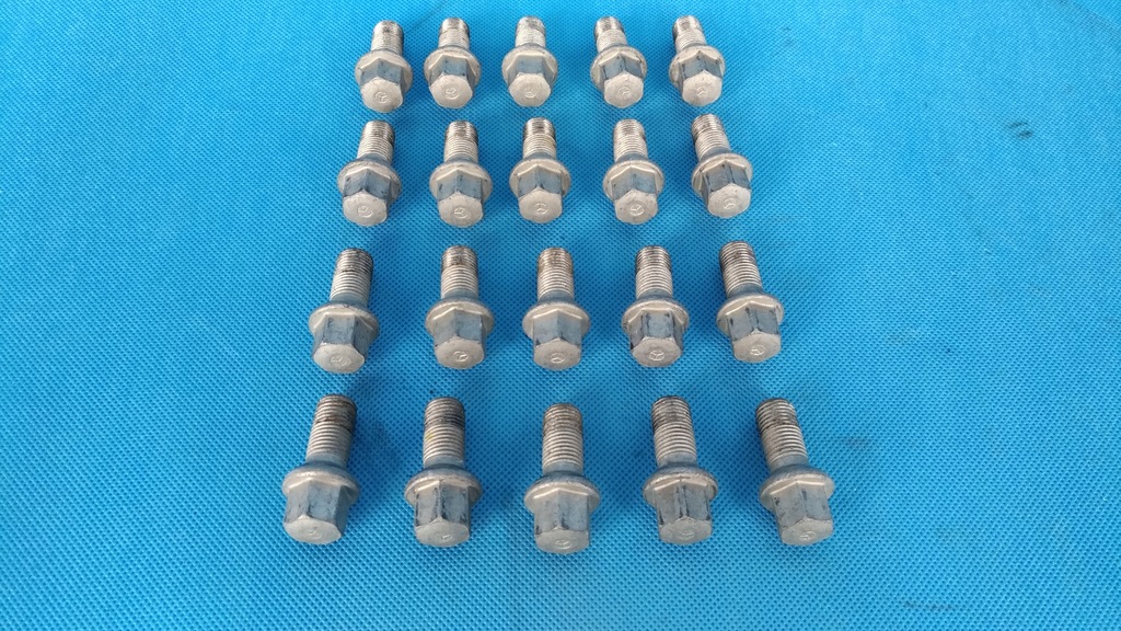 MERCEDES ŚRUBY DO KÓŁ ALUFELG KOMPLET A0009904907 - 8432380289 ...