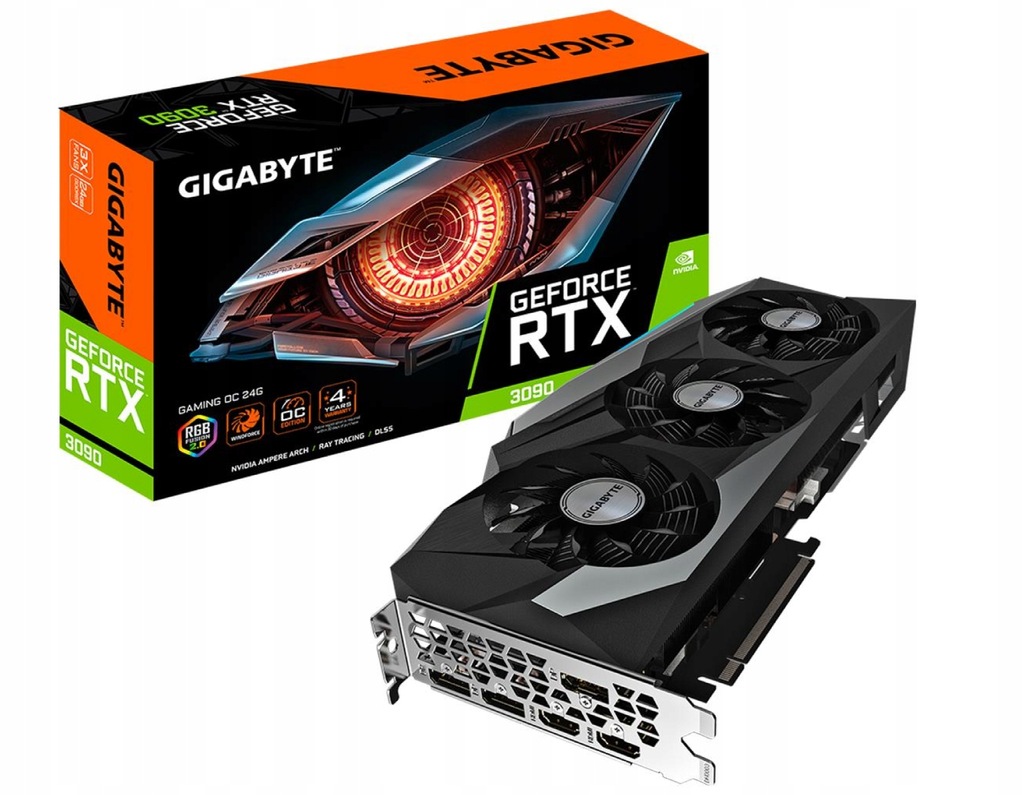 Karta graficzna Gigabyte GeForce RTX 3090 GAMING OC 24G 24 GB BOX ...