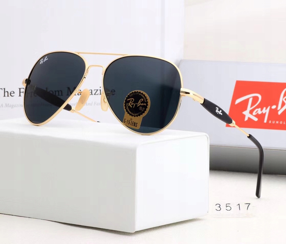 RAY BAN ekskluzywny model Aviator RB 3517 UNIKAT! - 8189803201 ...