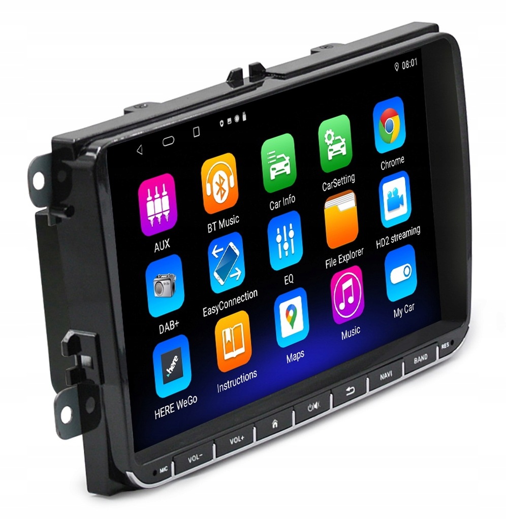 RADIO 2DIN ANDROID 11 VW PASSAT B6 B7 GOLF SKODA - 13017727412 - oficjalne archiwum Allegro