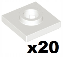 LEGO 27448 Tile 2x2 MOD White 20 szt. NOWY - 13158931677 - oficjalne ...