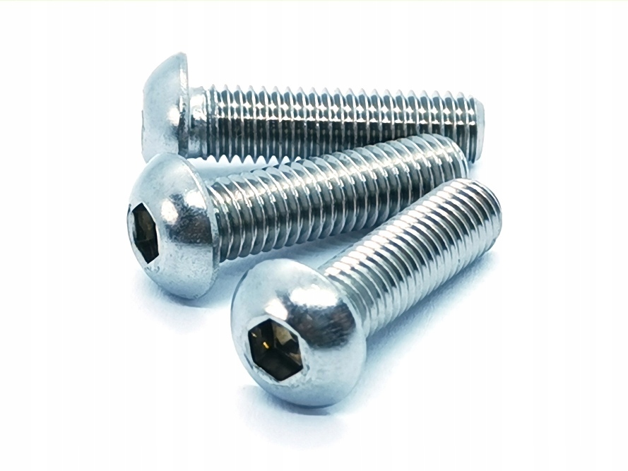 ŚRUBA KULISTA IMBUSOWA A2 M4x40 NIERDZEWNA 10 SZT - 12932988690 ...