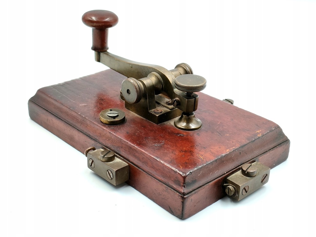 Stary klucz telegraficzny TELEGRAF ALFABET MORSE'A - 13221197803 - oficjalne archiwum Allegro