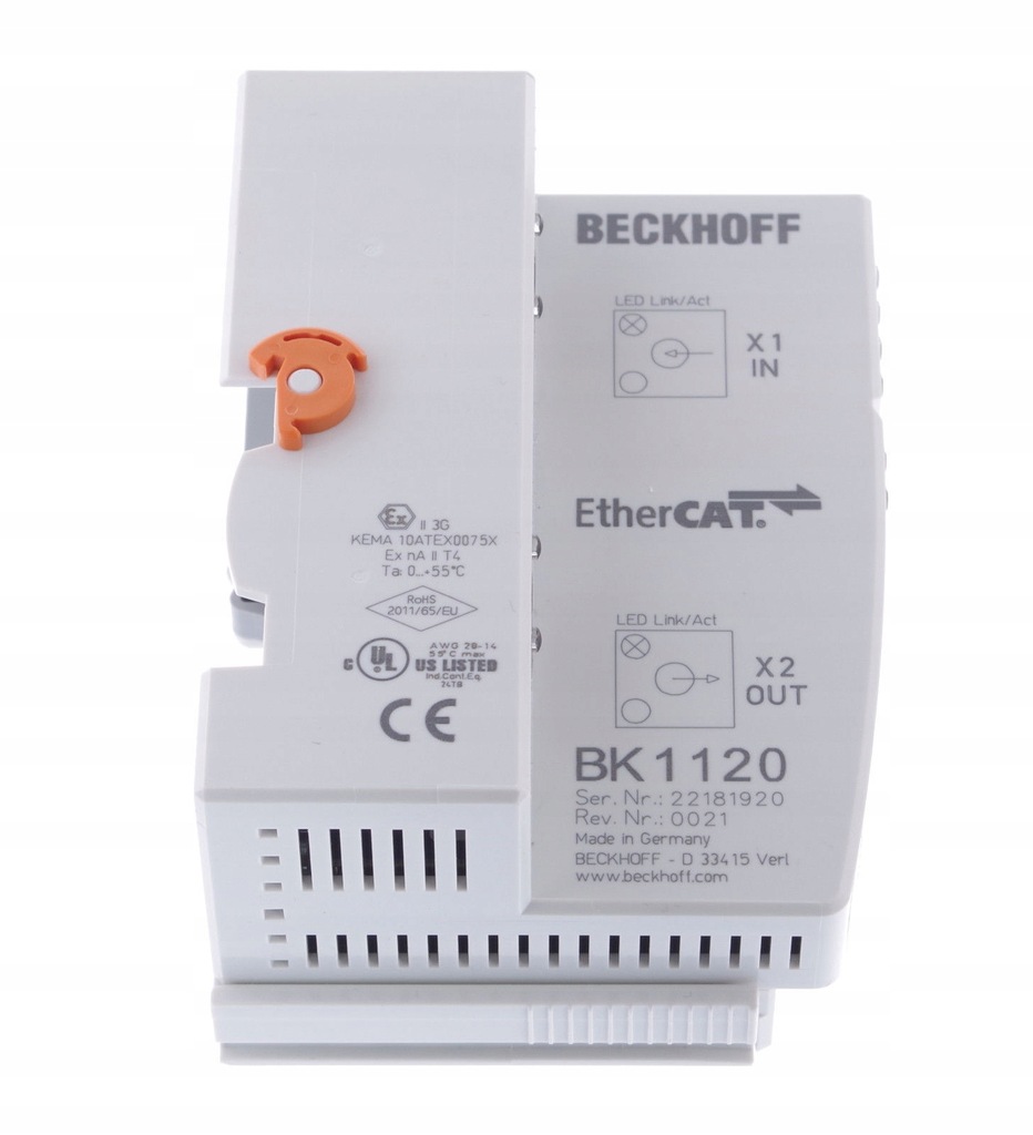 Купить BECKHOFF BK1120 BK 1120 Копплер EtherCAT: отзывы, фото и ...