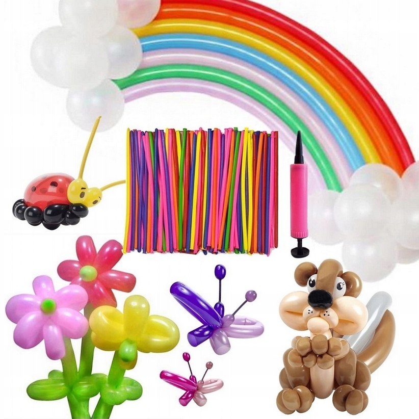 DŁUGIE BALONY DO MODELOWANIA 10szt + POMPKA - 8977947856 - oficjalne ...