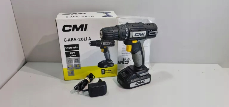 WKRĘTARKA AKUMULATOROWA CMI C-ABS-20LI A 20V - 13093263048 - oficjalne ...