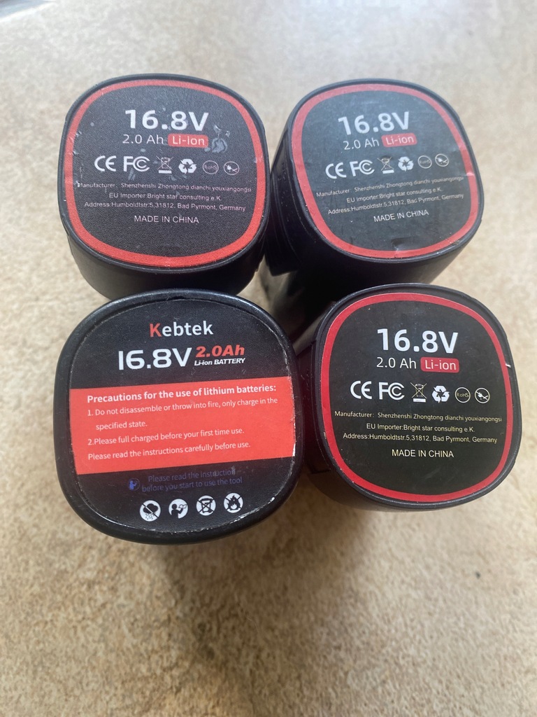 Akumulator Li-Ion 16,8V 2,0Ah 2,5Ah foto oryginalne, już takie ...