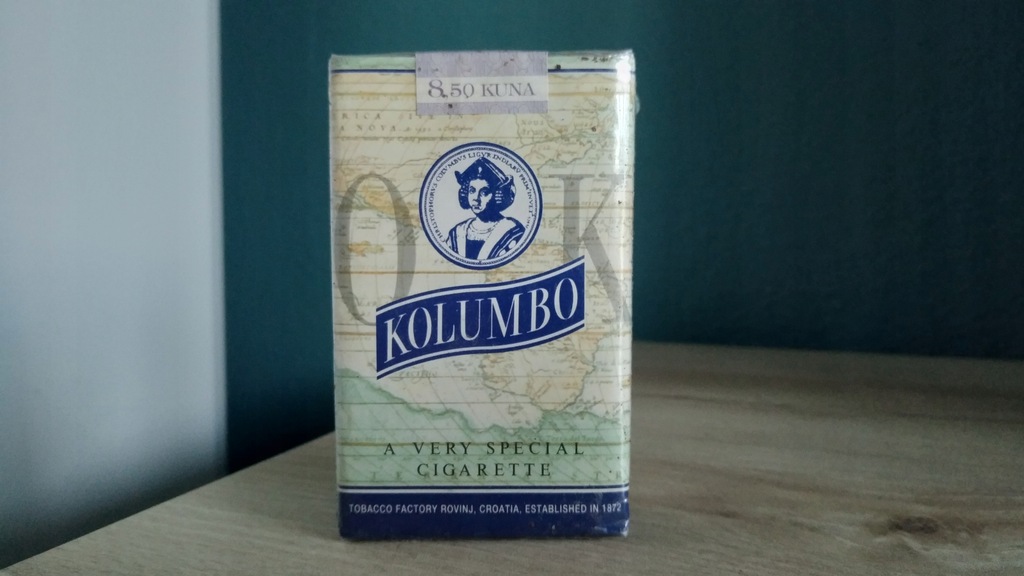 Papierosy kolekcjonerskie Kolumbo CHORWACJA PRL - 13081364450 ...