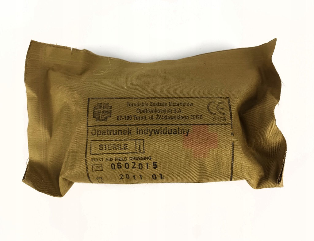 Opatrunek indywidualny- jałowy typu "W" - 11968154313 - oficjalne archiwum Allegro