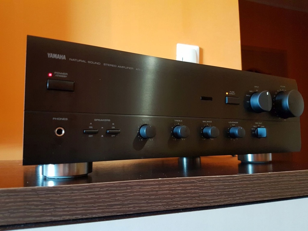 YAMAHA AX-470 2x65w solidne stereo 10kg wzmak - 9005583051 - oficjalne archiwum Allegro