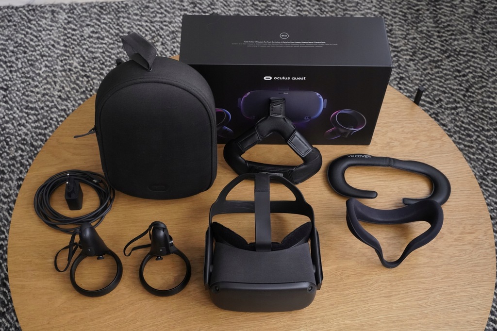 Google VR Oculus Quest 1 64GB + futerał + dodatki - 13045796756 ...