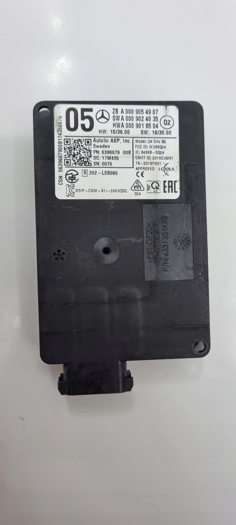 SENSOR RADAR MARTWEGO POLA MERCEDES A0009054907 - 11992494706 ...