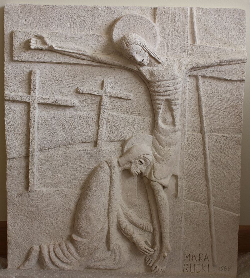 Mara RUCKI, JEAN LAMBERT RUCKI płaskorzeźba 1968 - 7708655335 ...
