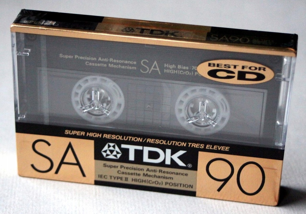 TDK SA 90, rok 1989, USA. - 12926946405 - oficjalne archiwum Allegro