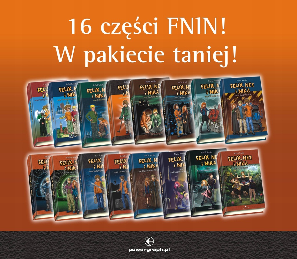 Felix, Net i Nika - seria (15 części) - 9692802320 - oficjalne archiwum ...