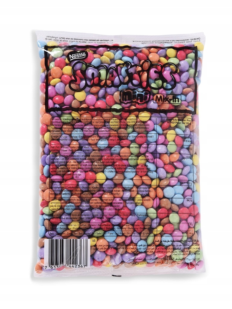 Cukierki SMARTIES Lentilki duże opakowanie 500g - 10526032458 ...