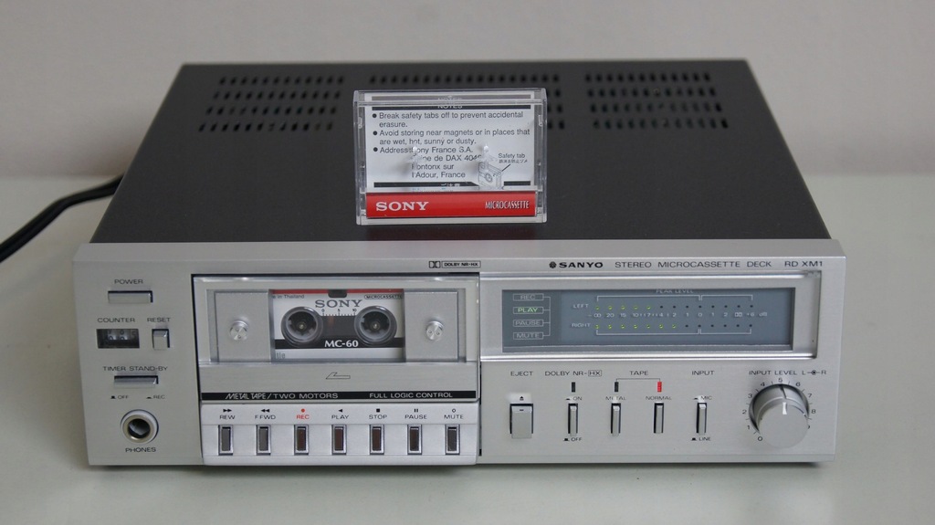 Rarytas Sanyo RD-XM1 Stereo Microcassette Deck - 8519996810 - oficjalne ...