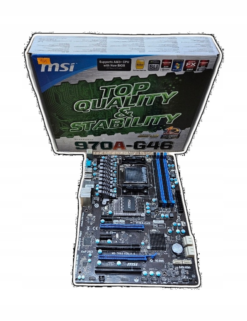 Płyta główna MSI 970A-G46 ATX AM3+ - 14759715182 - oficjalne archiwum Allegro