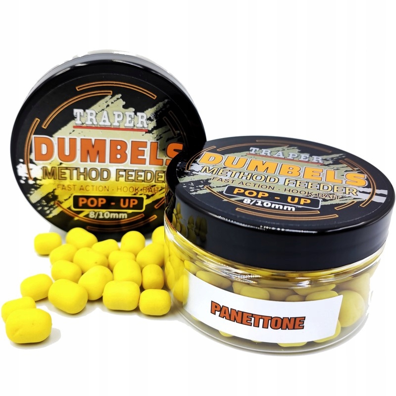 Dumbels Traper Pop-Up Panettone 8-10mm 30g Method - 13605042629 - oficjalne archiwum Allegro