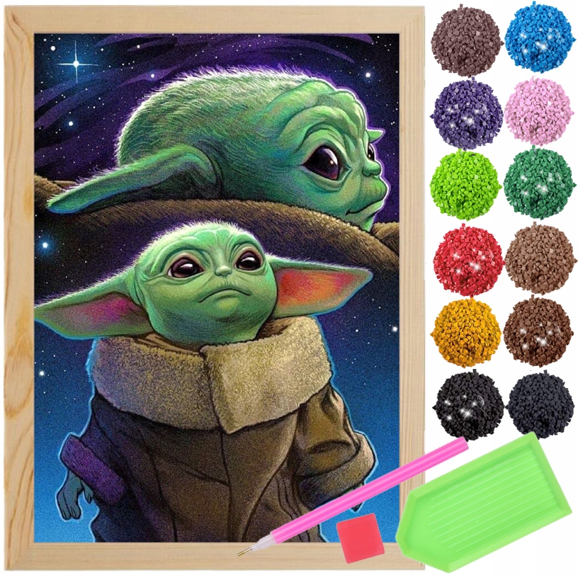 HAFT DIAMOND PAINTING DIAMENTOWY MOZAIKA + RAMKA - 13263999794 ...