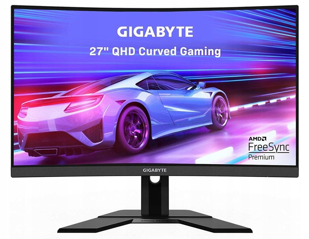 MONITOR GIGABYTE G27QC 2560x1440 2K 165Hz 27 CALI - 12083799462 - oficjalne archiwum Allegro