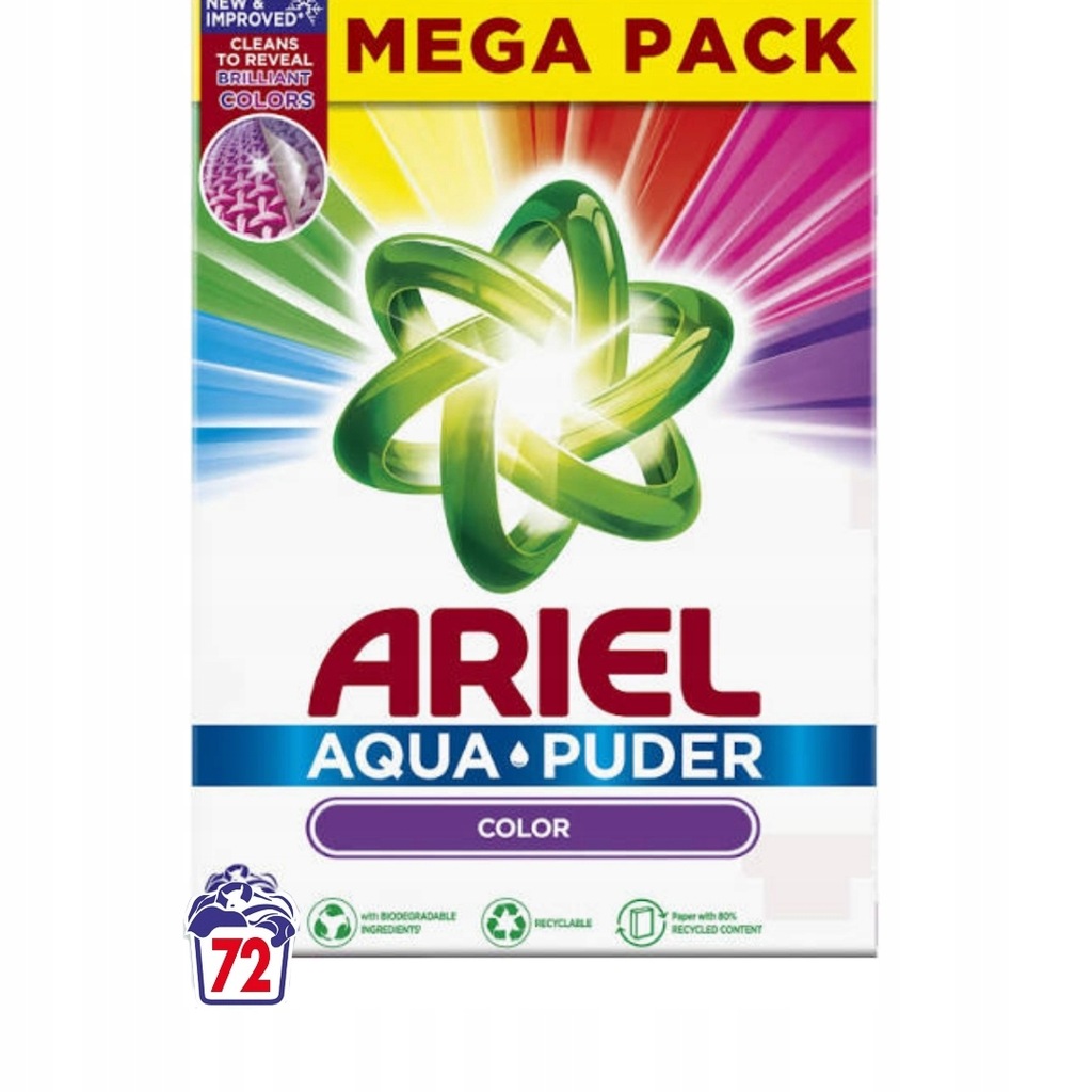 Ariel Color Proszek do prania 4.7kg 72 prań - 13486506064 - oficjalne ...