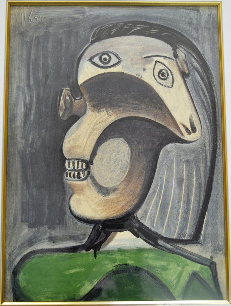 PABLO PICASSO ORYGINALNA LITOGRAFIA WOJNA I POKÓJ - 13531464171 ...