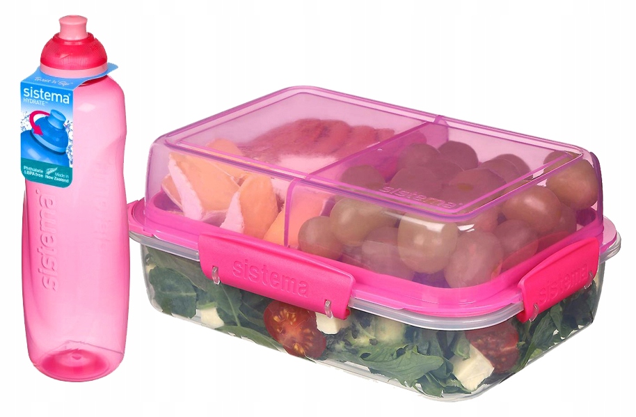 Sistema zestaw lunchbox stack 1,8l + bidon 600ml - 11089353654 ...