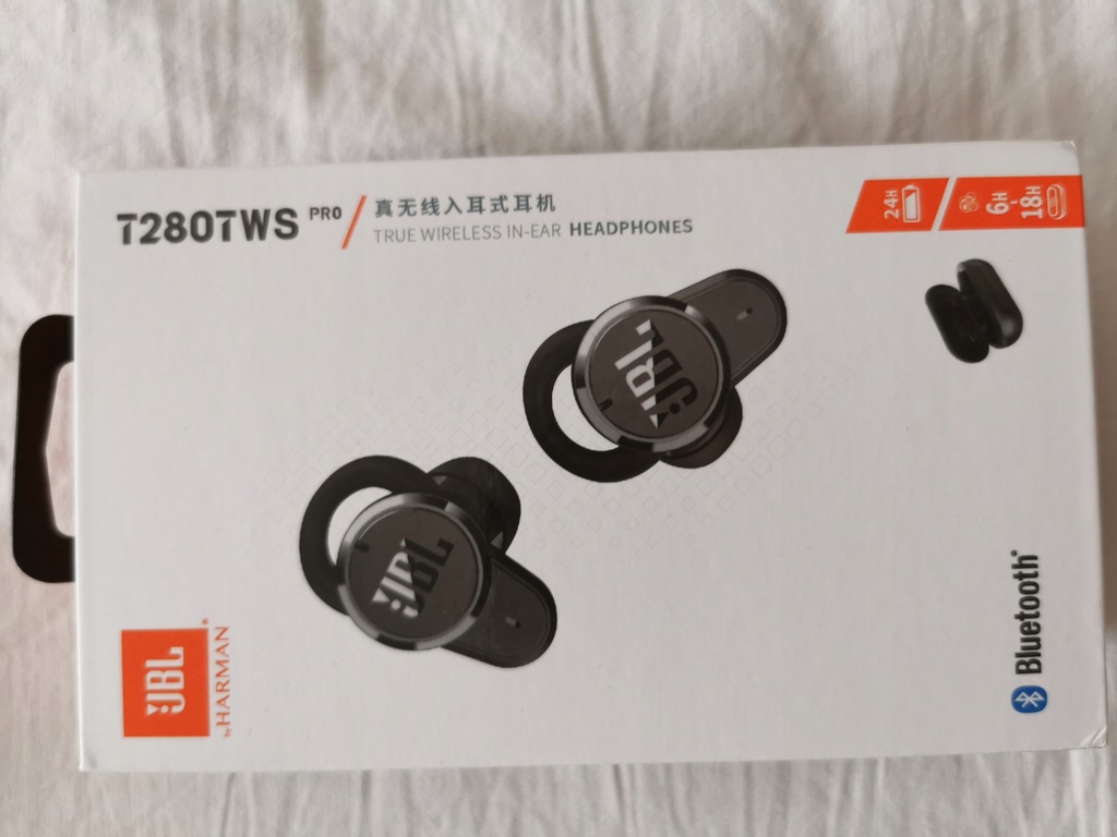 Słuchawki JBL T280 TWS Pro nowe mega bass - 12126288037 - oficjalne archiwum Allegro