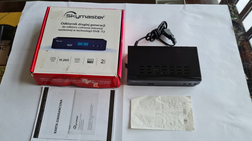 DEKODER SKYMASTER STB N2 DVB-T2/HEVC/H.265 GWR - 12402917104 - oficjalne archiwum Allegro