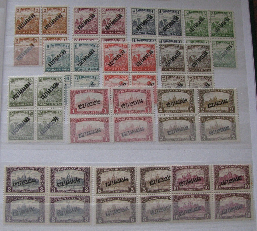 WĘGRY - Mi 223-235 ** wydanie przedrukowe - 14765876277 - oficjalne archiwum Allegro