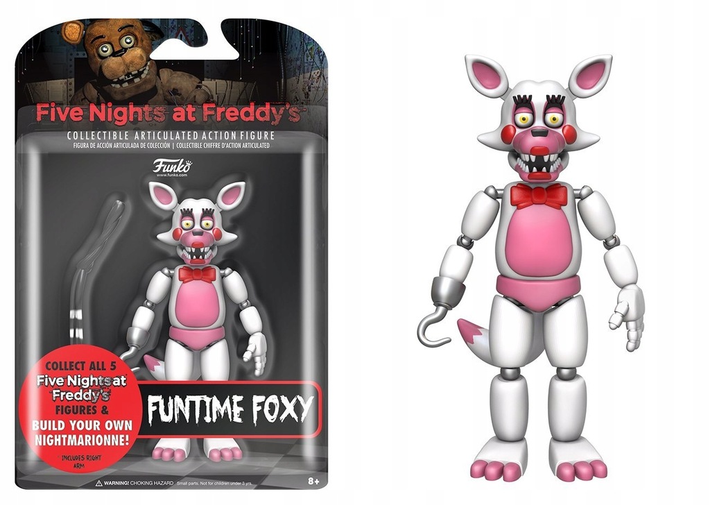 FIVE NIGHTS AT FREDDY'S FNAF FUNTIME FOXY SERIA NIGHTMARE - 15288383985 ...