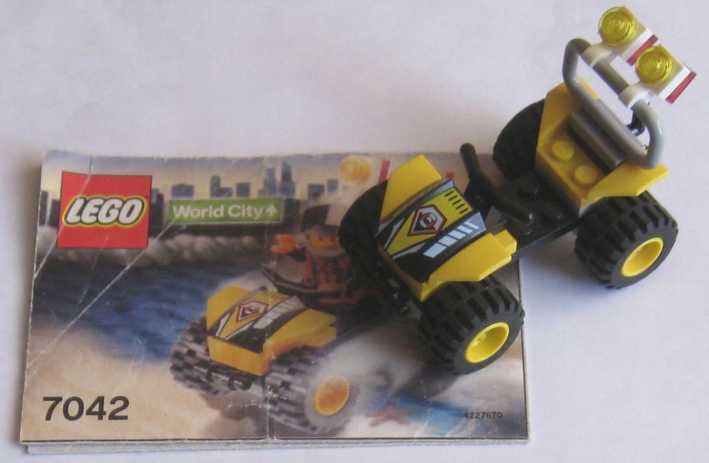 LEGO CITY STRAŻ WYBRZEŻA 7042 QUAD + INSTRUKCJA - 8749526026 ...