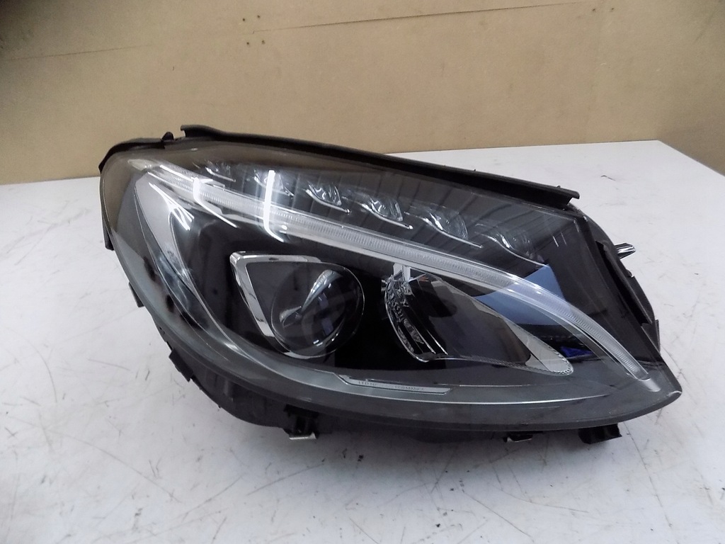 MERCEDES C-klasa W205 FULL LED LAMPA PRAWA PRZÓD REFLEKTOR - SUPER EU ...