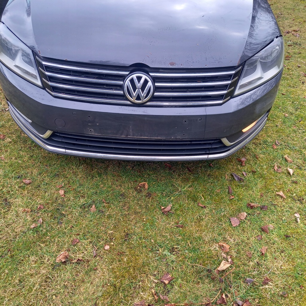 VW Passat b7 kompletny przód części li7f zderzak - 13337243128 - oficjalne archiwum Allegro