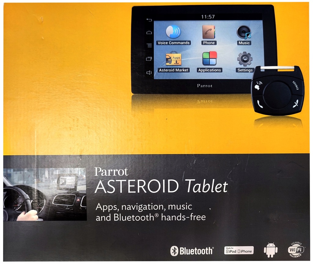 ZESTAW GŁOŚNOMÓWIĄCY PARROT ASTEROID TABLET - 13628017849 - oficjalne archiwum Allegro
