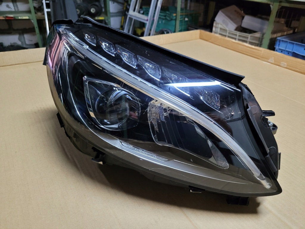 MERCEDES W205 LAMPA PRZÓD PRAWA LED A2059067403 - 12703116954 ...