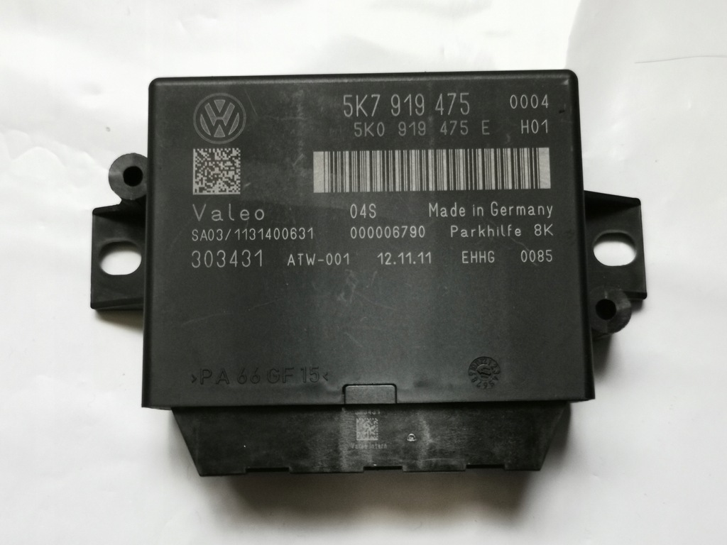 MODUŁ STEROWNIK PARKOWANIA PDC 5K7919475 VW GOLF VI - 14214196030 ...