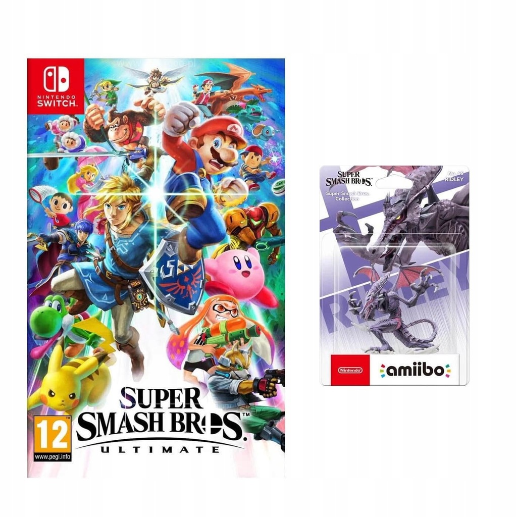 Купить ИГРА NINTENDO SWITCH SUPER SMASH BROS+AMIIBO Ридли: отзывы, фото ...