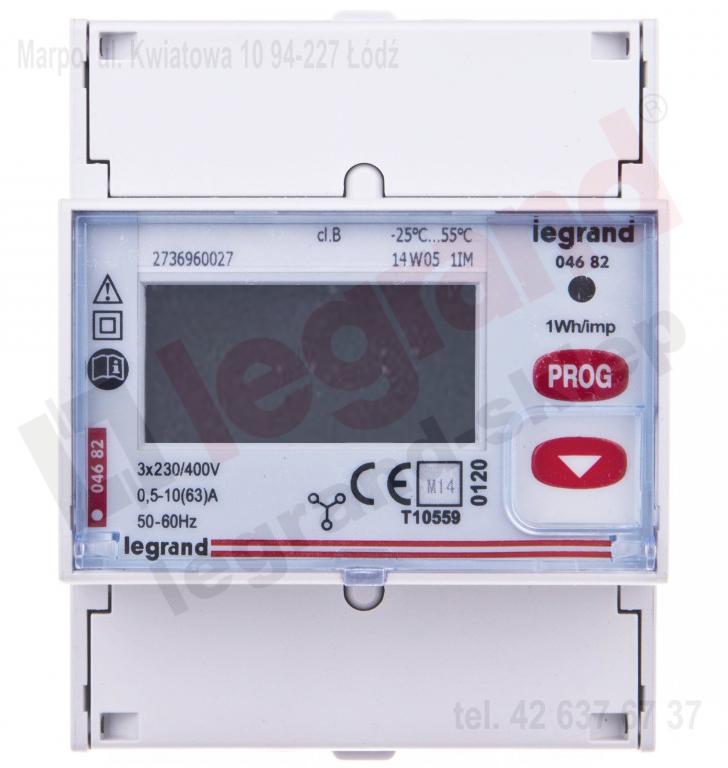 LEGRAND 004682 LICZNIK ENERGII 3 FAZOWY 63 A - 8503933378 - oficjalne ...