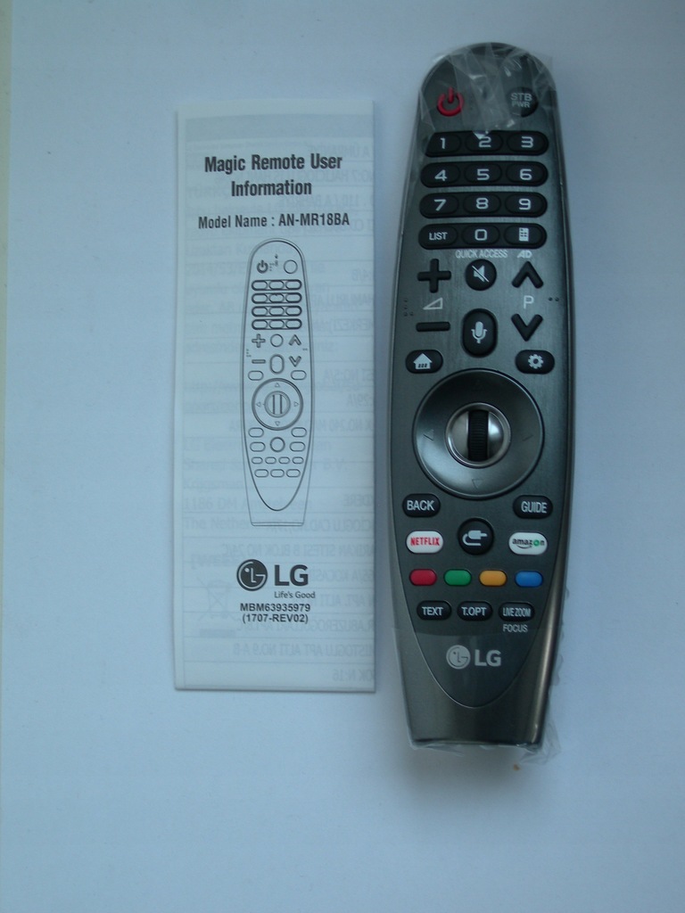 PILOT MAGIC SMART LG AN-MR18BA ORYGINAŁ ! NOWY ! - 13913706553 ...