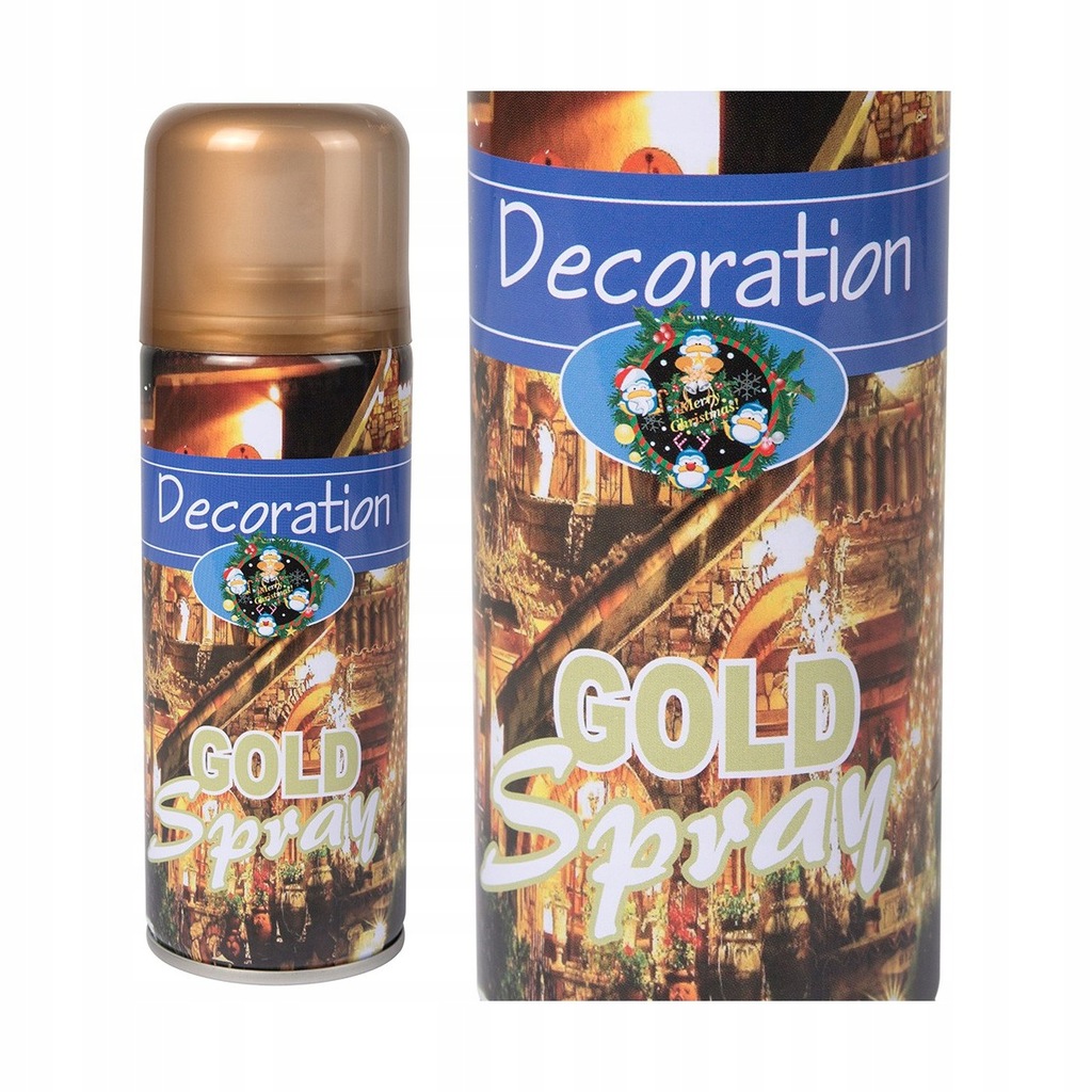 Farba W Spray Złota - 13160589329 - oficjalne archiwum Allegro