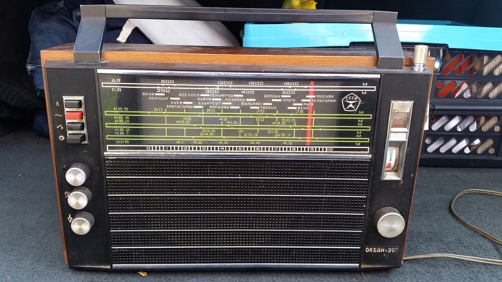 Stare radio OKEAN 205 sprawne antyk - 8084859092 - oficjalne archiwum ...