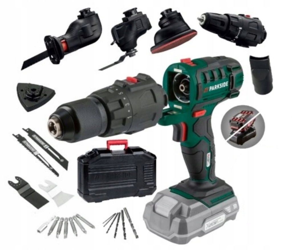 URZĄDZENIE WIELOFUNKCYJNE 3w1 PARKSIDE PKGA 20-Li - 11838541490 ...
