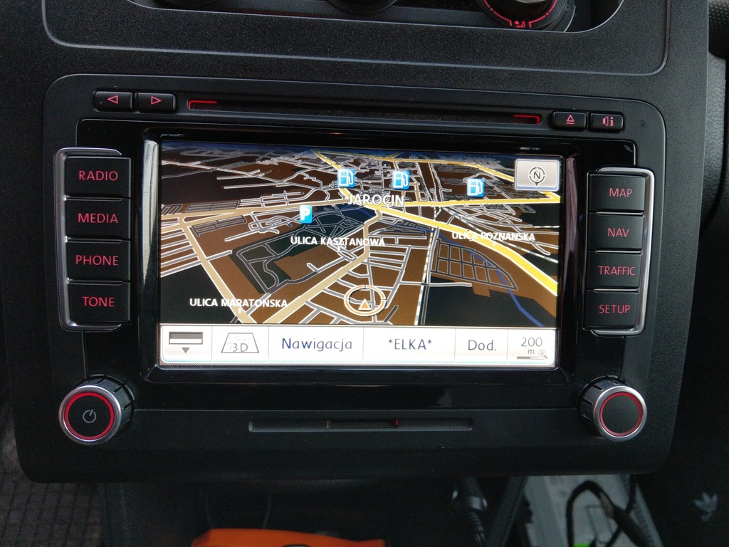 NAWIGACJA VW RNS-510 radio DVD SHARAN T5 T6 JETTA - 7292463818 - oficjalne archiwum Allegro