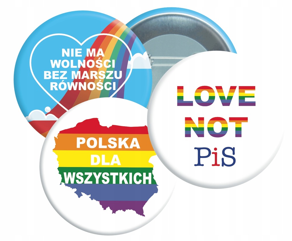 Przypinka lgbt flaga tęcza anty pis stop lgbt - 11267783364 - oficjalne ...