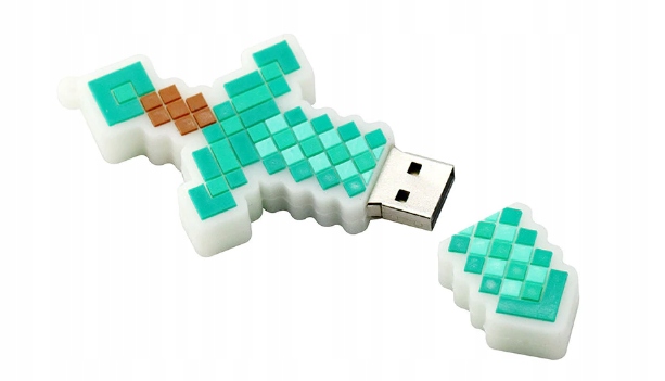 Pendrive 32GB Minecraft Miecz Diament USB OKAZJA - 8891561195 ...